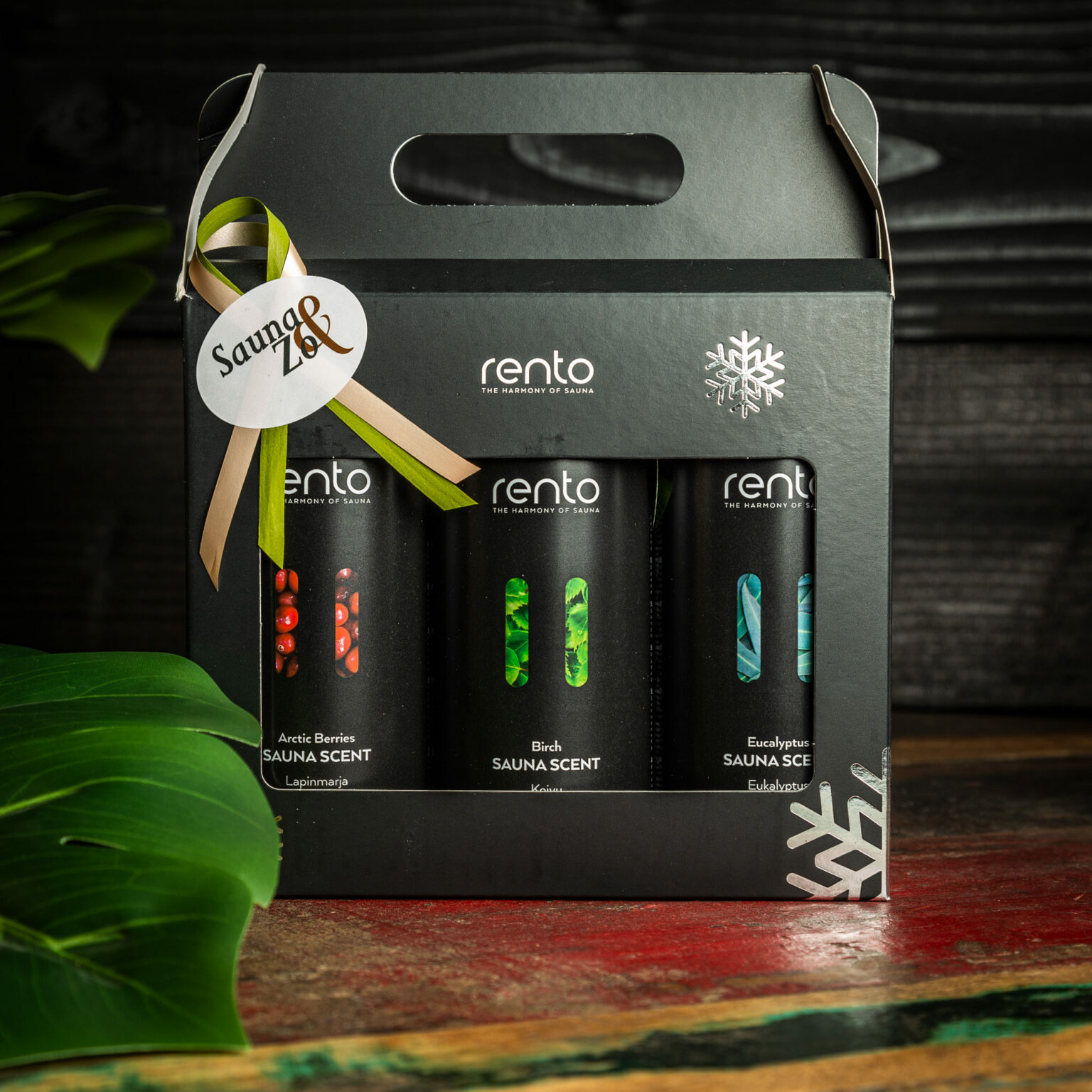 Rento gift box Saunageur winter, limited edition 3 x 400 ml - Sauna's ...